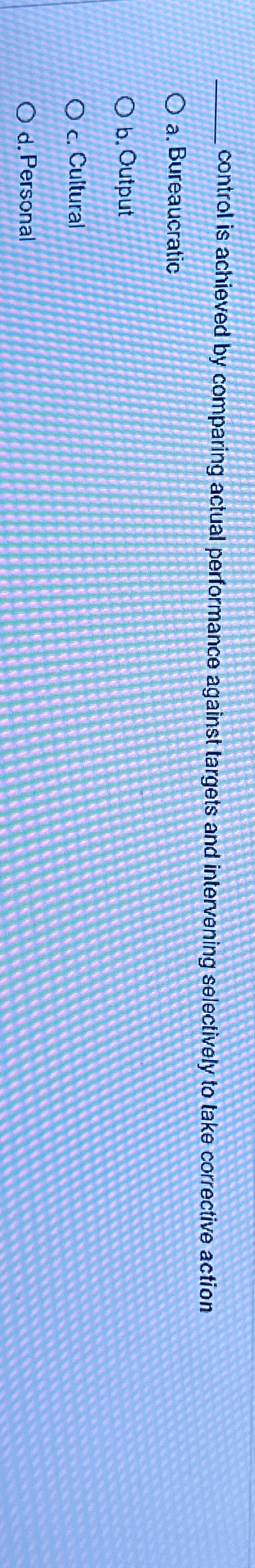 Solved q, ﻿control is achieved by comparing actual | Chegg.com