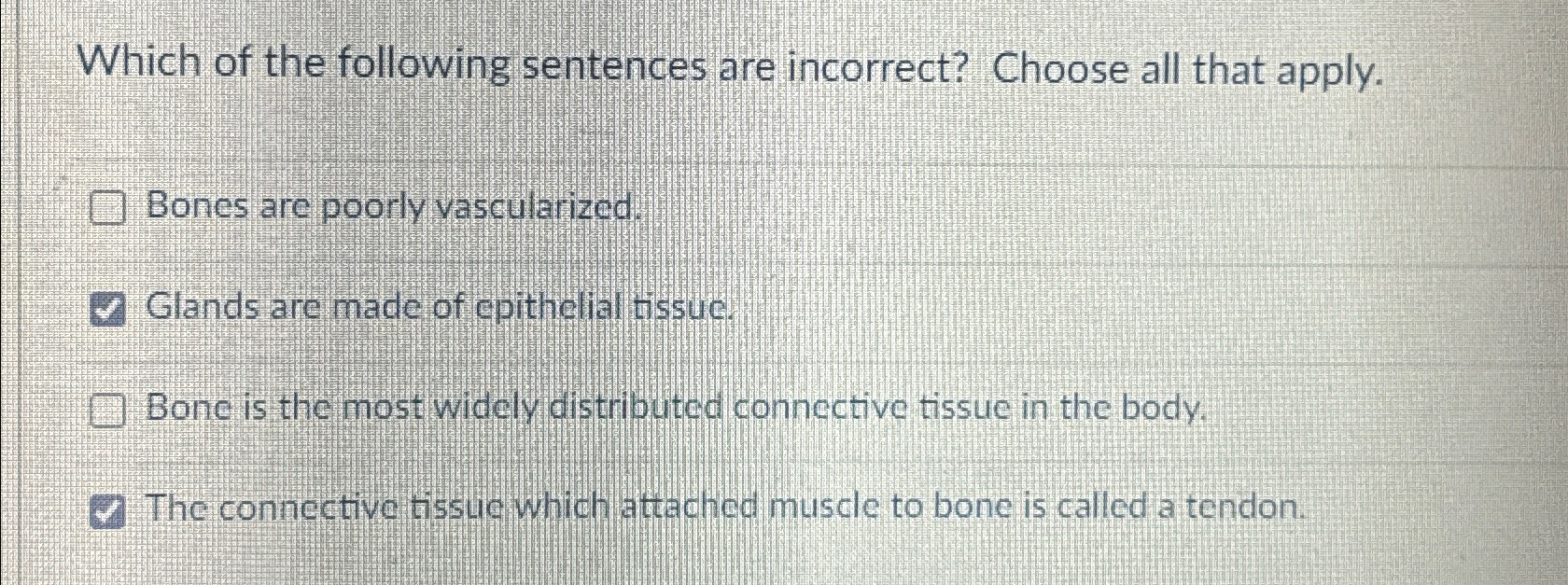 Solved Which of the following sentences are incorrect? | Chegg.com