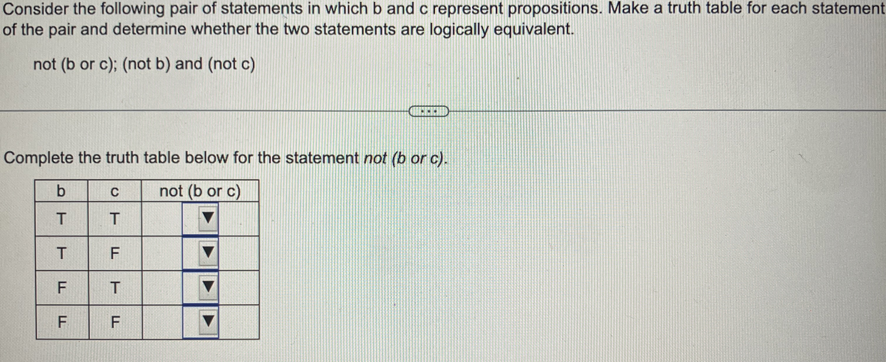 Solved Consider the following pair of statements in which b | Chegg.com
