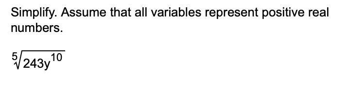Solved Simplify. Assume that all variables represent | Chegg.com
