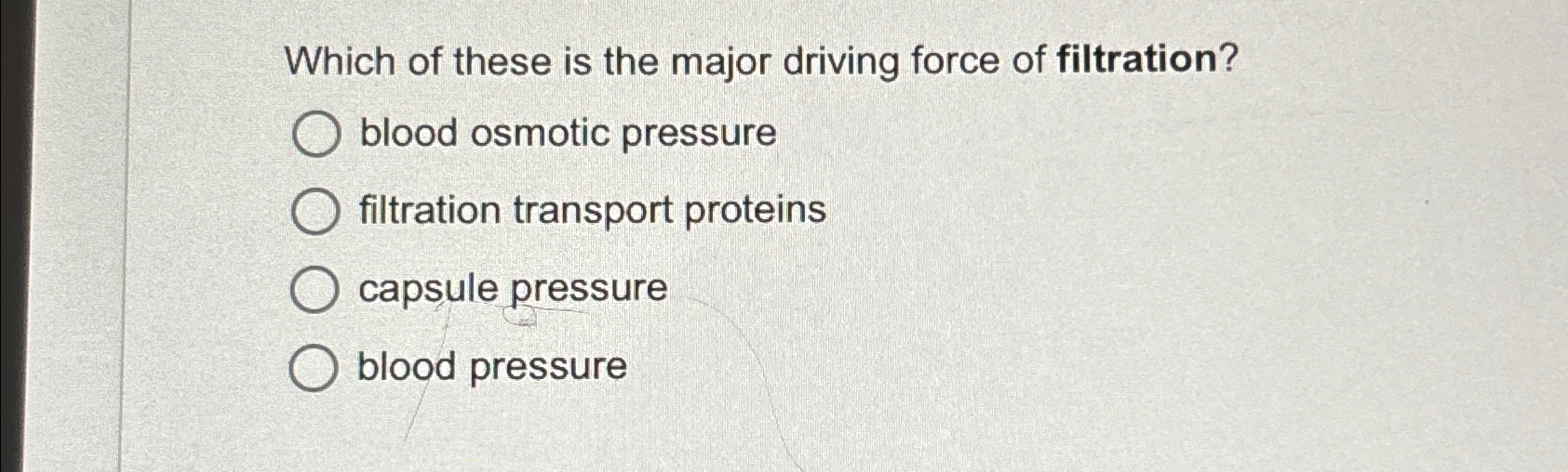Solved Which of these is the major driving force of | Chegg.com