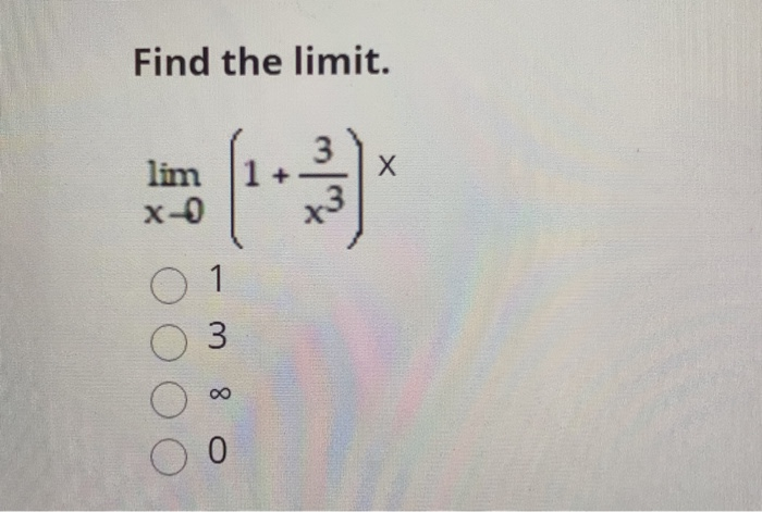 Solved Use l'Hopital's rule to find the limit. lim e-0 3- | Chegg.com