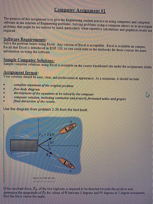 Solved Computer Assignment #1 The purpose of this assignment | Chegg.com