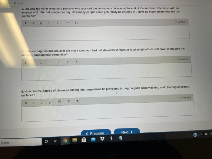 Exercise 2 Modeling Disease Transmission and is | Chegg.com