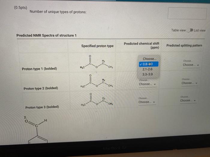 Solved Foe the following structures, determine the number of | Chegg.com