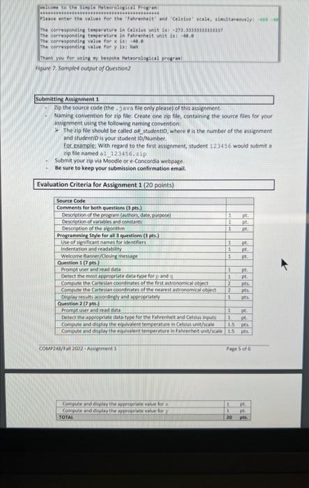 Solved Question 2 (7pts) - Simple Meteorological Program You | Chegg.com