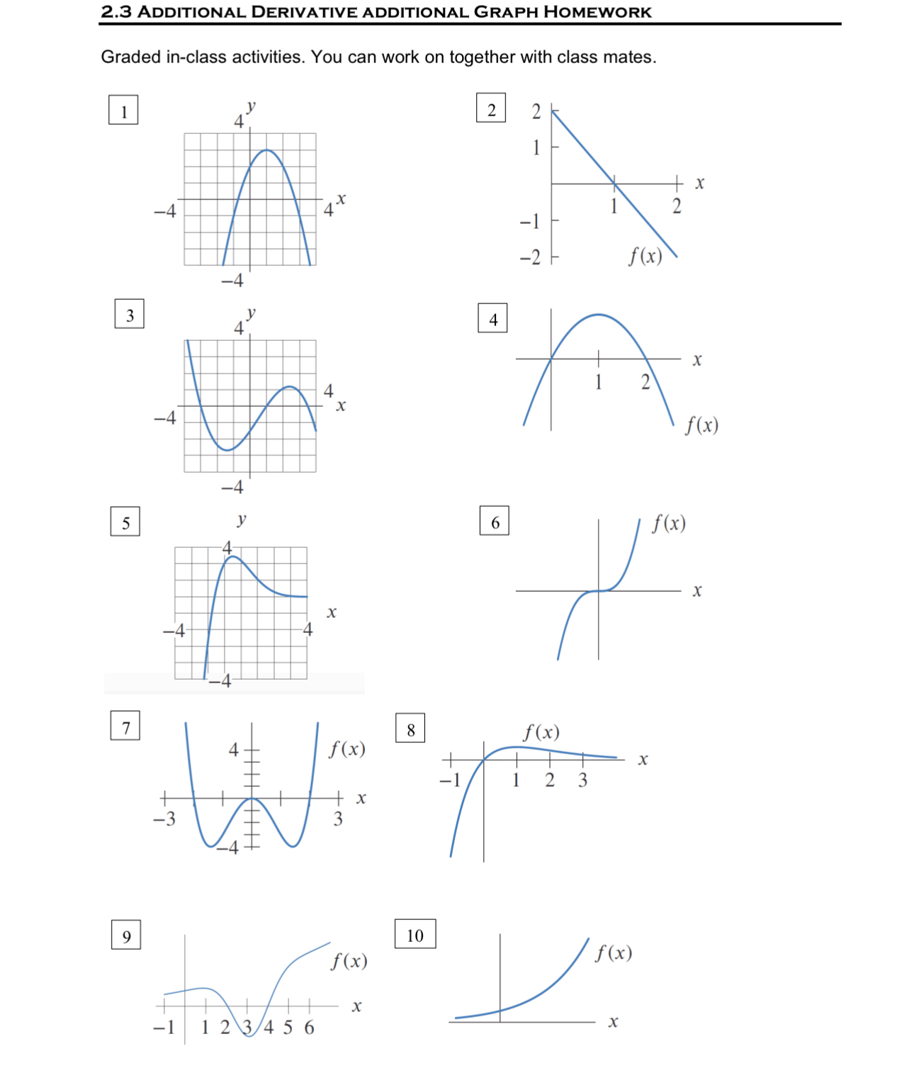 Solved Graded in-class activities. You can work on together | Chegg.com