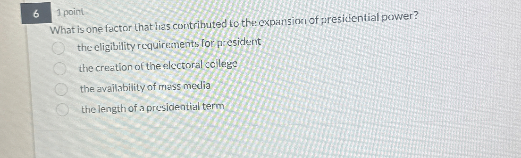 Solved 61 ﻿pointWhat is one factor that has contributed to | Chegg.com