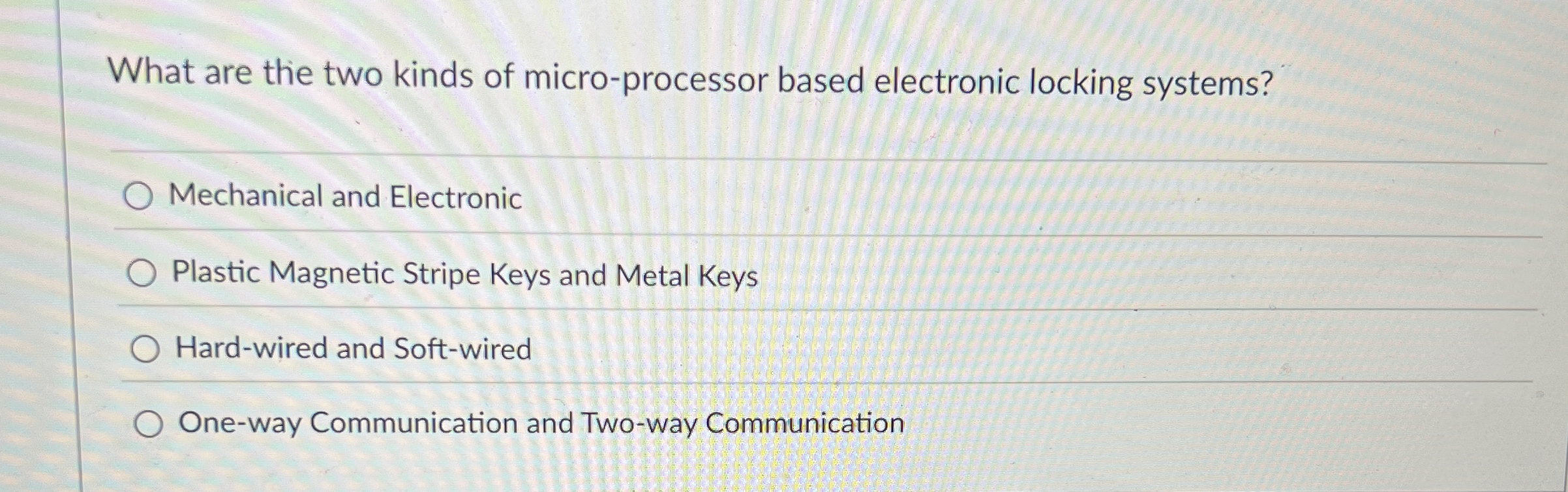 Solved What are the two kinds of micro-processor based | Chegg.com