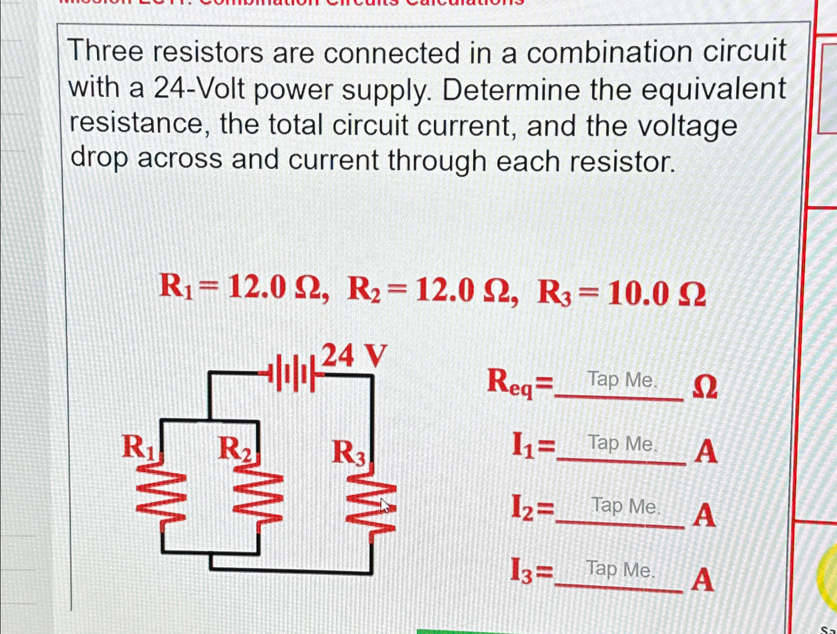 Solved Three resistors are connected in a combination | Chegg.com