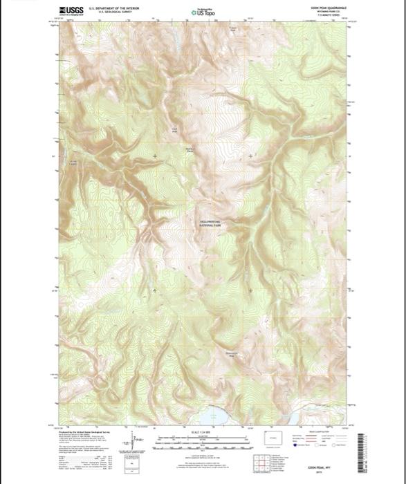 Solved Refer to the Cook Peak Quadrangle map uploaded to | Chegg.com