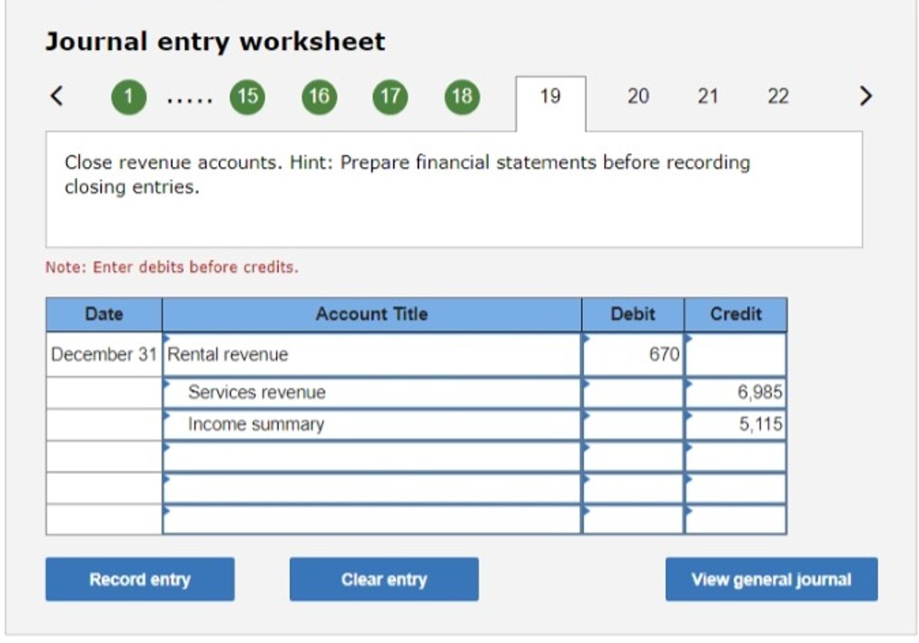 Solved Journal entry worksheet(1) | Chegg.com