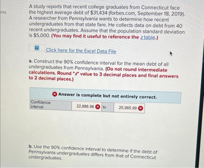 A study reports that recent college graduates from | Chegg.com