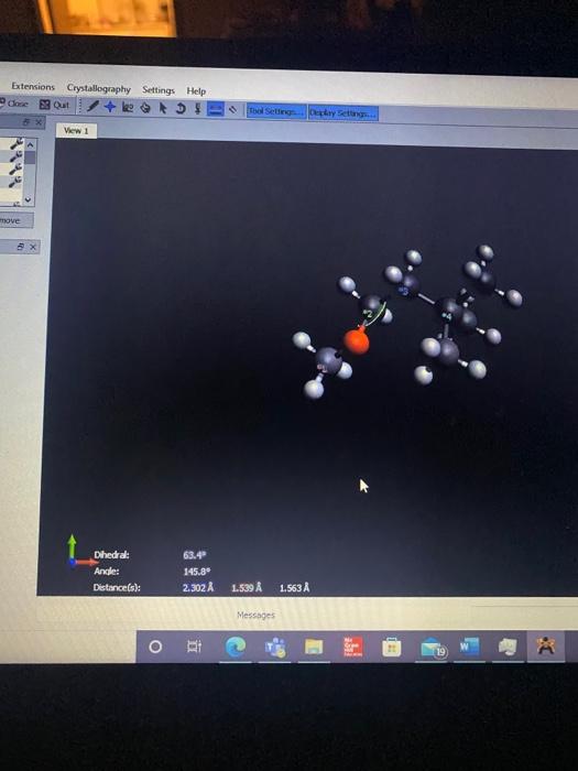 Suggested Data Table for Conformational Analysis of | Chegg.com