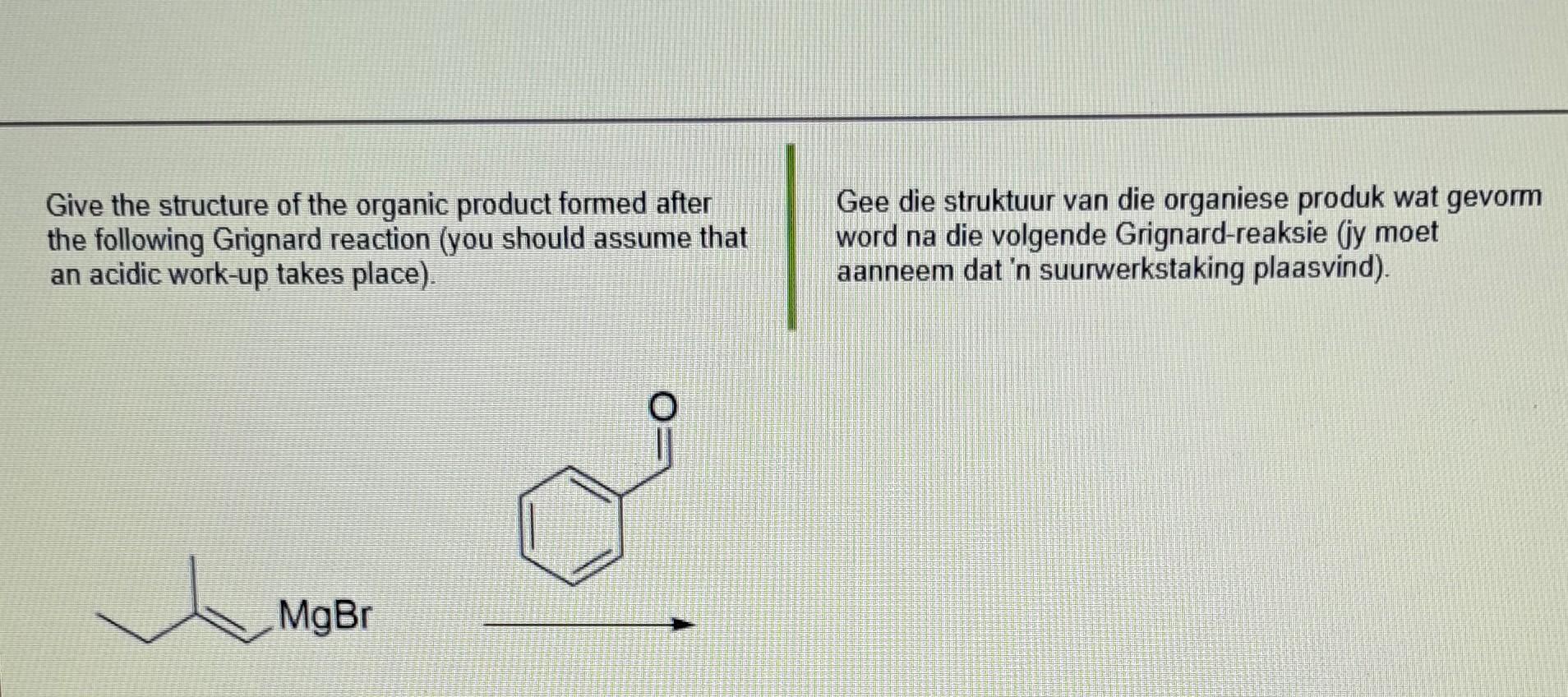 Solved Give the structure of the organic product formed | Chegg.com