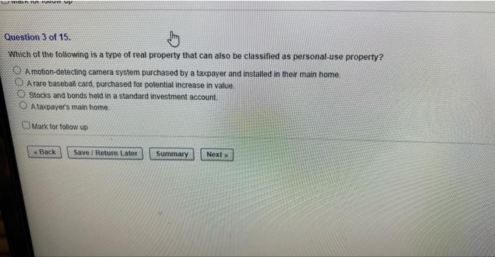 Solved Nhich of the following is a type of real property | Chegg.com