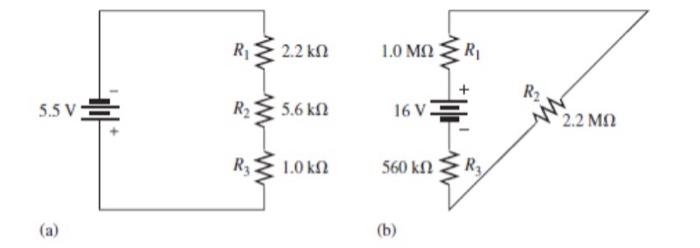 Solved What is the current present in each circuit of the | Chegg.com