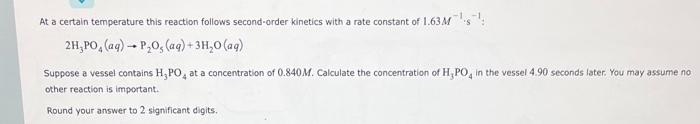 Solved Consider this reaction: 2Cl2O5( g)→2Cl2( g)+5O2( g) | Chegg.com
