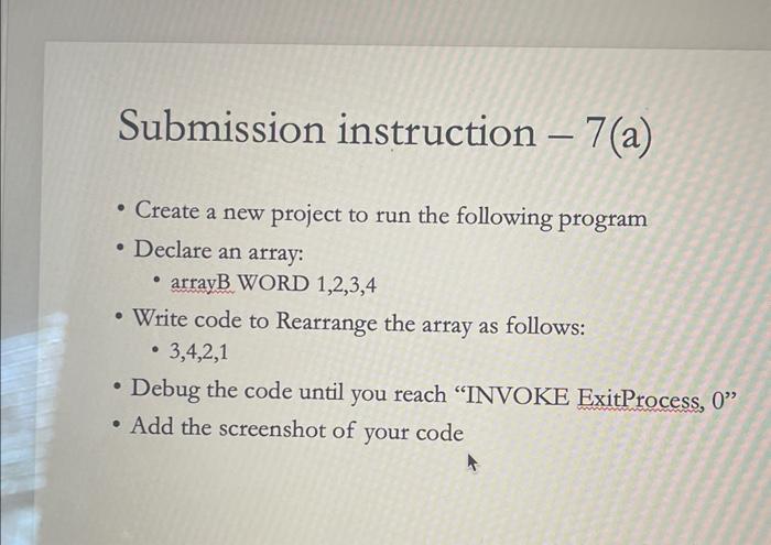 Solved Submission instruction -7 (a) - Create a new project | Chegg.com