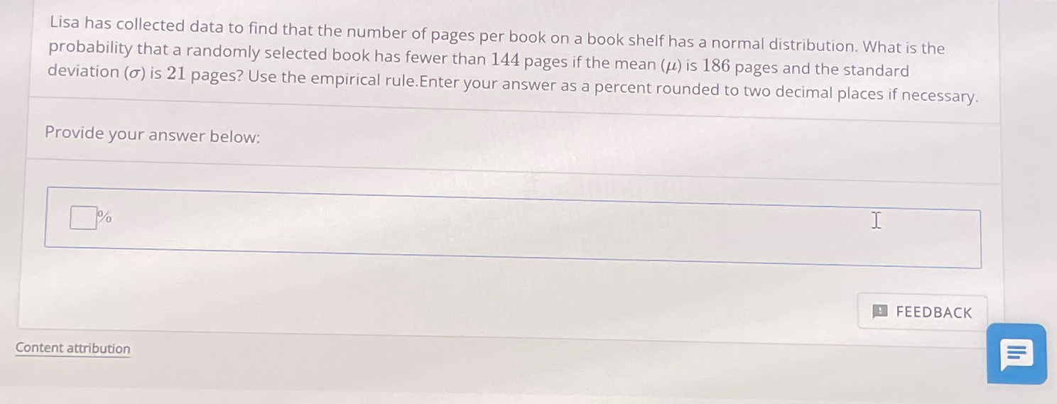 Solved Lisa has collected data to find that the number of | Chegg.com