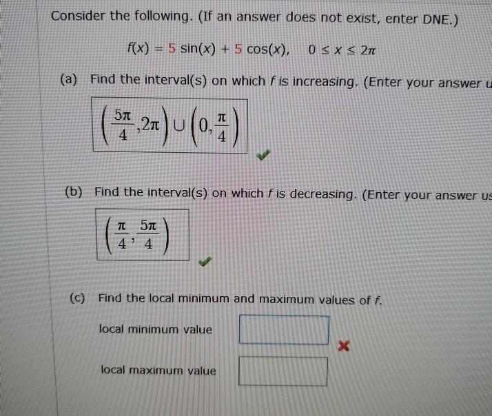 Solved Consider the following. (If an answer does not exist, | Chegg.com