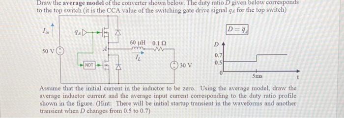 Solved Simulate the converter shown in Problem 3 at the | Chegg.com