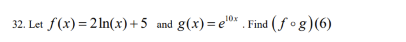Solved show all steps please! Let f(x)=2ln(x)+5 ﻿and | Chegg.com