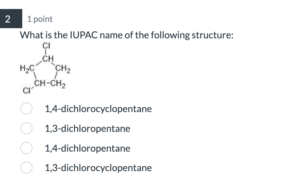 Solved What is the IUPAC name of the following | Chegg.com