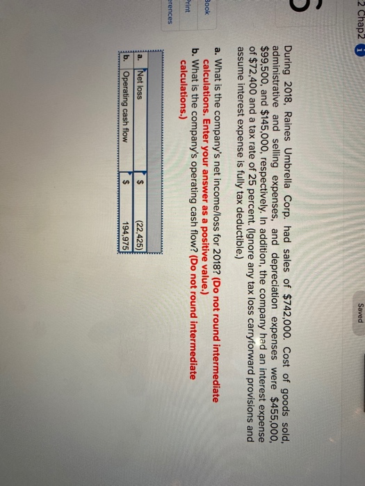 Solved -2 Chap2 i Säved During 2018, Raines Umbrella Corp. | Chegg.com Solved -2 Chap2 i Säved During 2018, Raines Umbrella Corp. | Chegg.com
