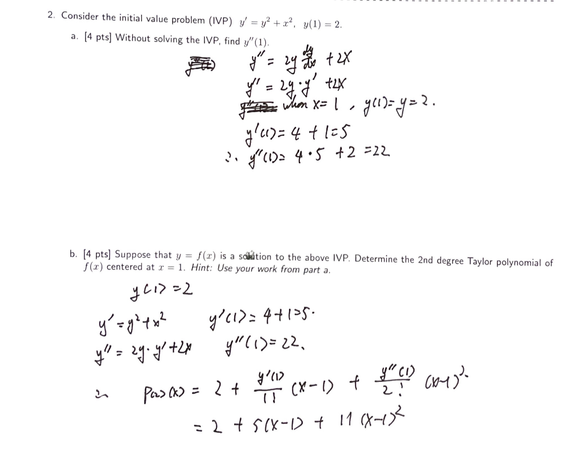Solved by an EXPERT Consider the initial value problem | Chegg.com