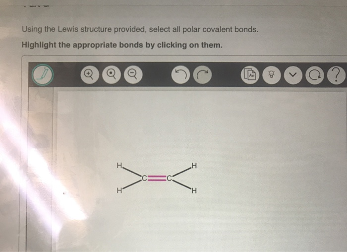 Solved Using the Lewis structure provided, select all polar | Chegg.com