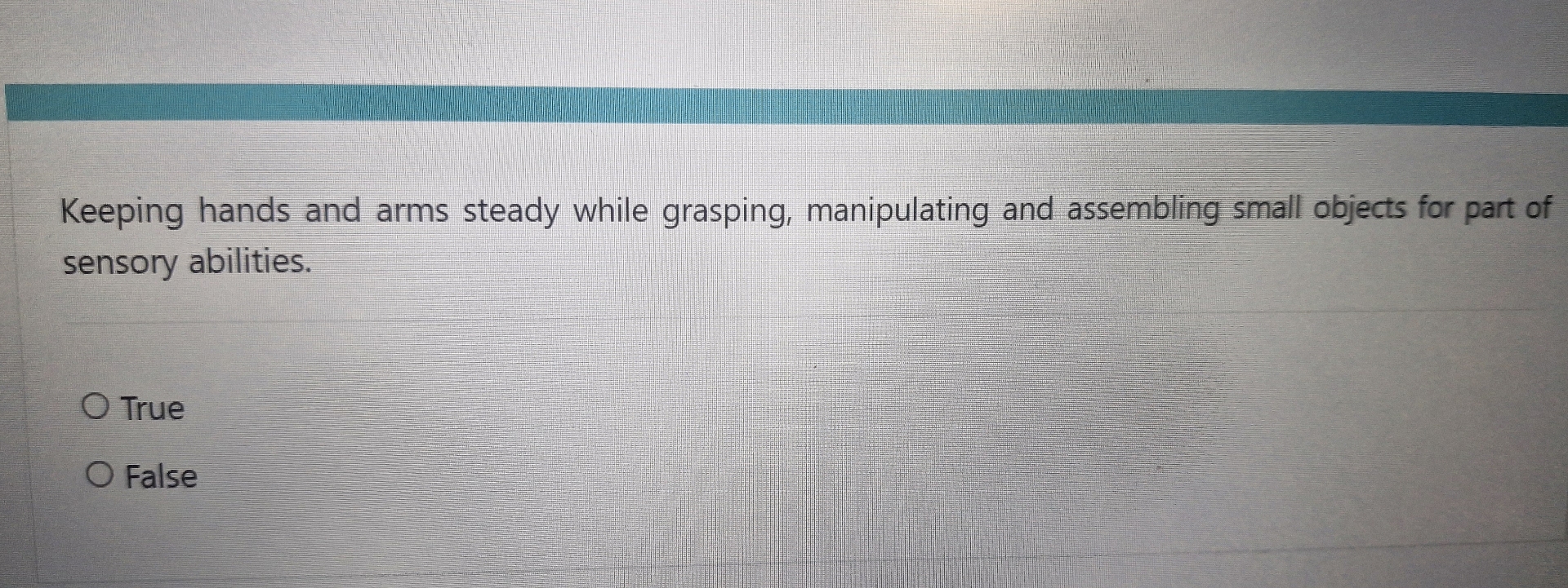 Solved Keeping hands and arms steady while grasping, | Chegg.com