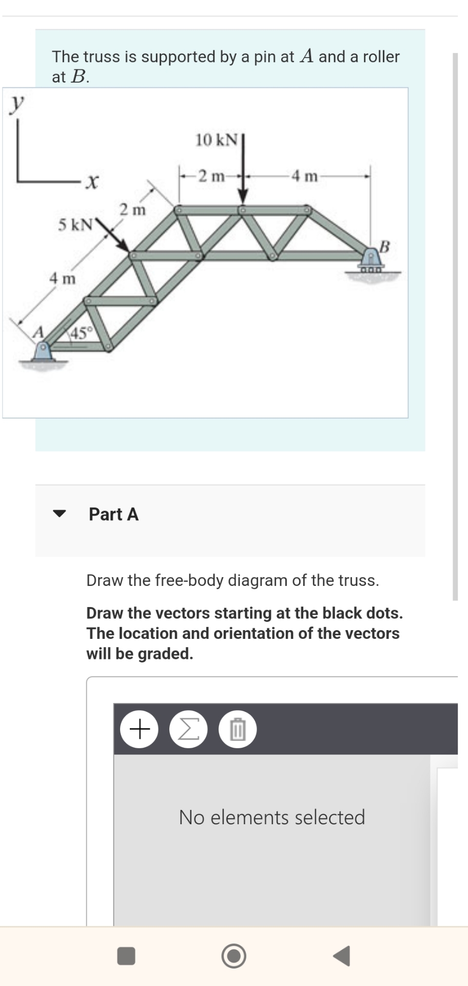 Solved The truss is supported by a pin at A and a roller at | Chegg.com