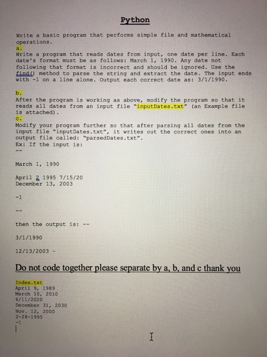 Solved please help with this python code dont know if what i | Chegg.com