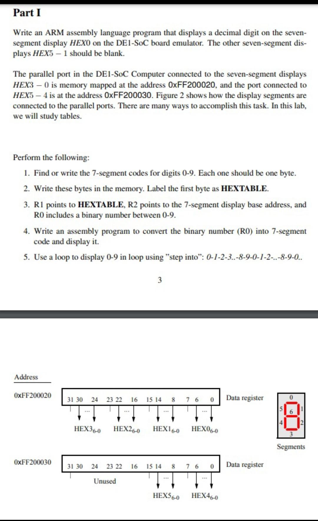 Write An Arm Assembly Language Program That Displays