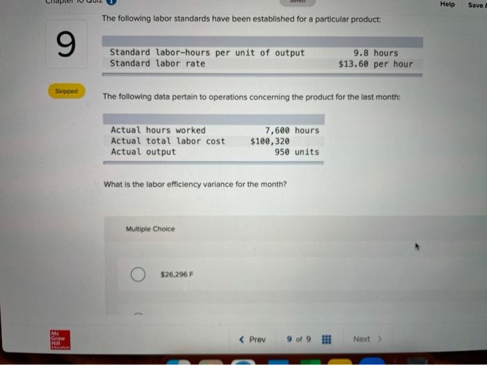 Solved Chapter 10 Quiz 0 Swed Help Save & Exit Submit Majer | Chegg.com