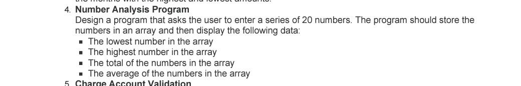 Reference Programming Exercise 4 on page 648. Write a | Chegg.com