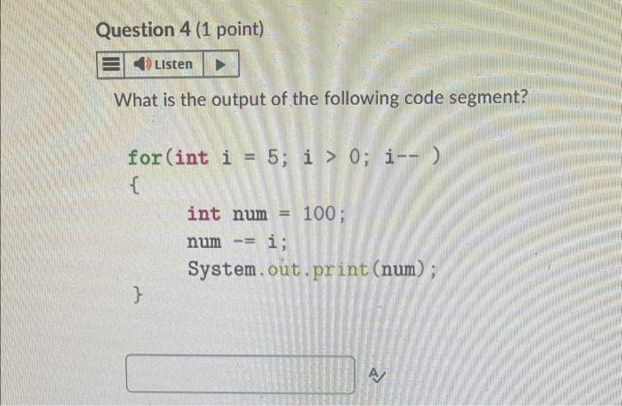 Solved What is the value of val after the following loop | Chegg.com