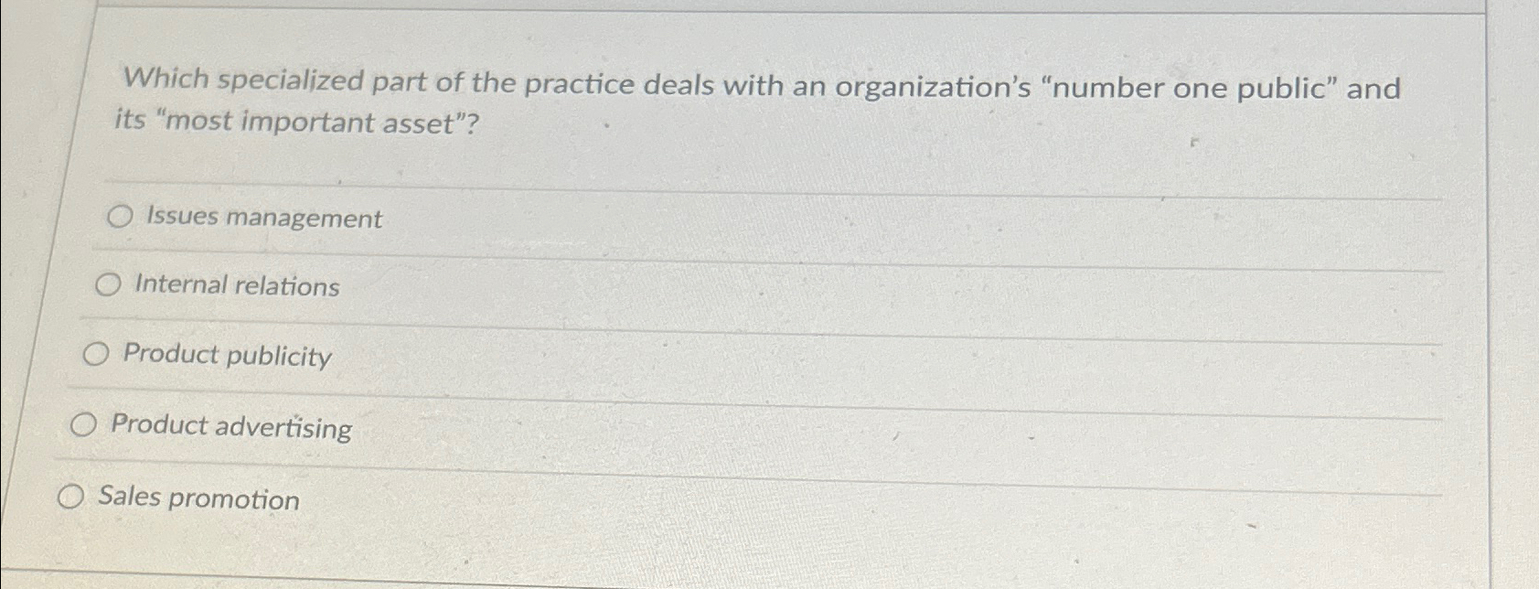 Solved Which specialized part of the practice deals with an | Chegg.com