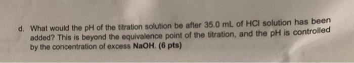 Solved Consider a titration experiment in which an ammonia | Chegg.com