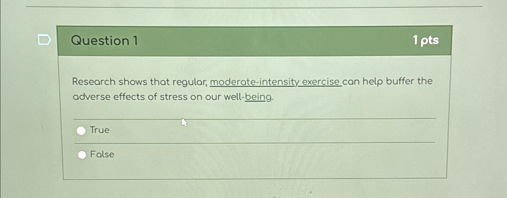 Solved Question 11 ﻿ptsResearch shows that regular, | Chegg.com