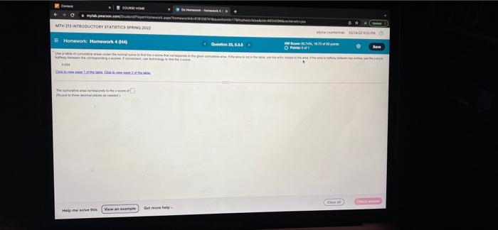 Solved MTH INTRODUCTORY STATISTICS 2003 Homework Homework | Chegg.com