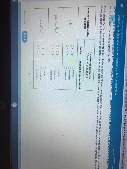 Solved Some Patterns Of Electron Configuration Are Listed