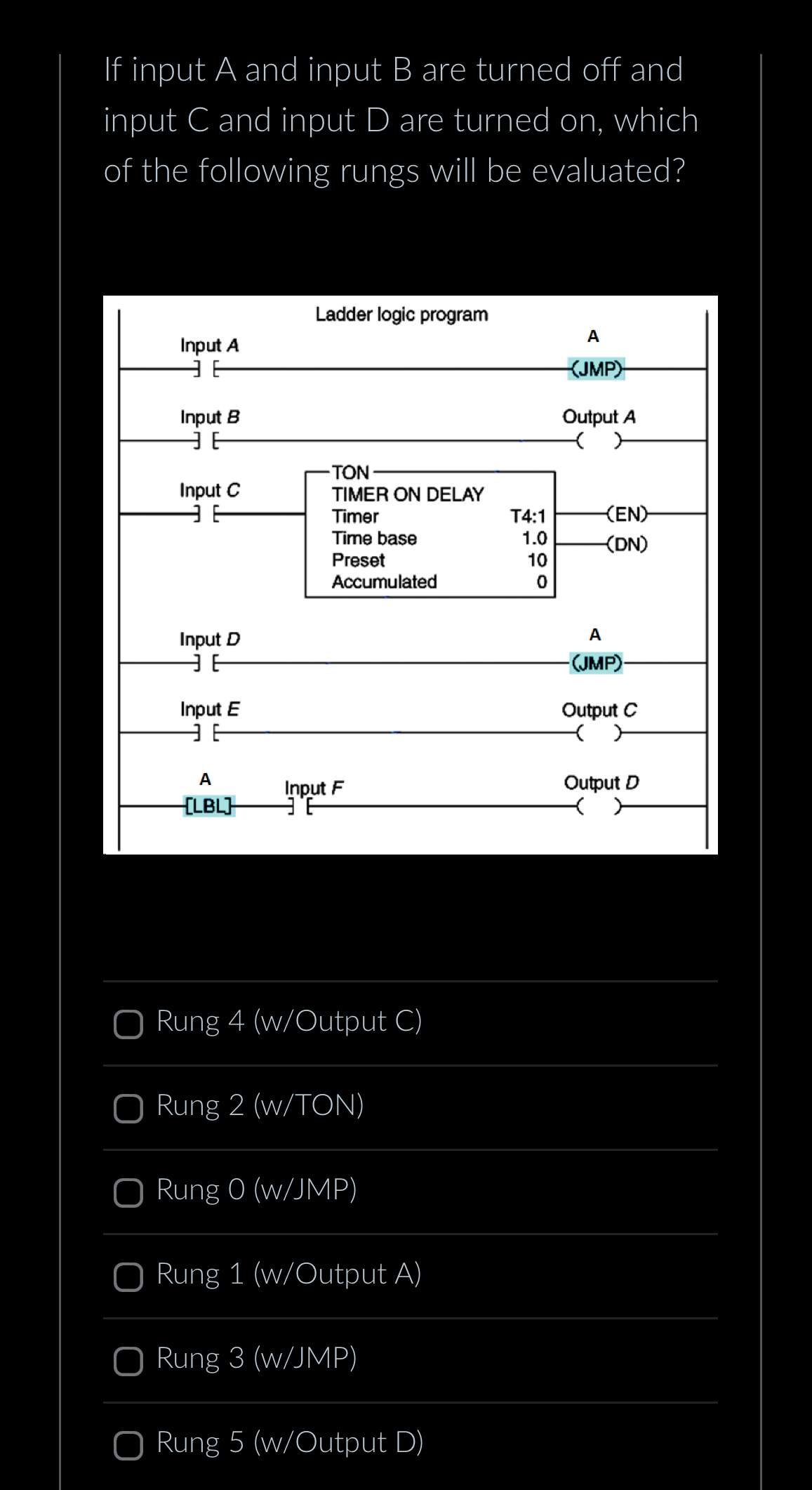 Solved If input A and input B ﻿are turned off and input C | Chegg.com
