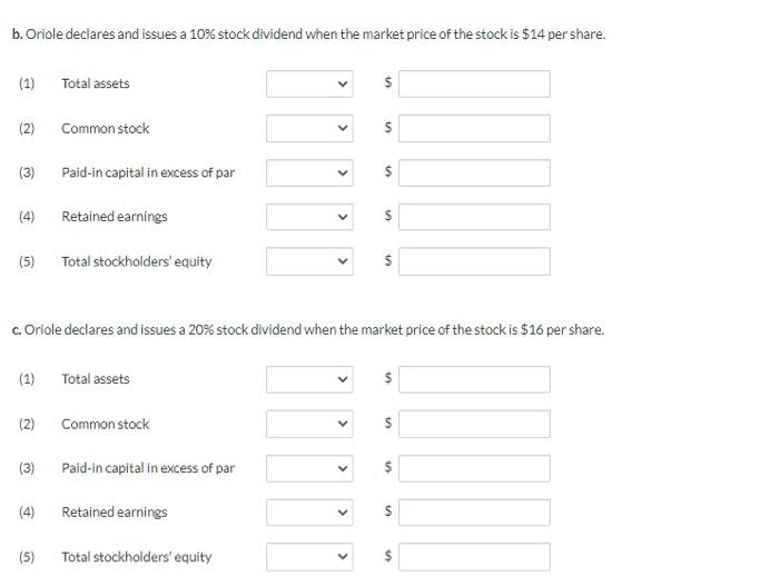 Solved Oriole Company provides you with the following | Chegg.com