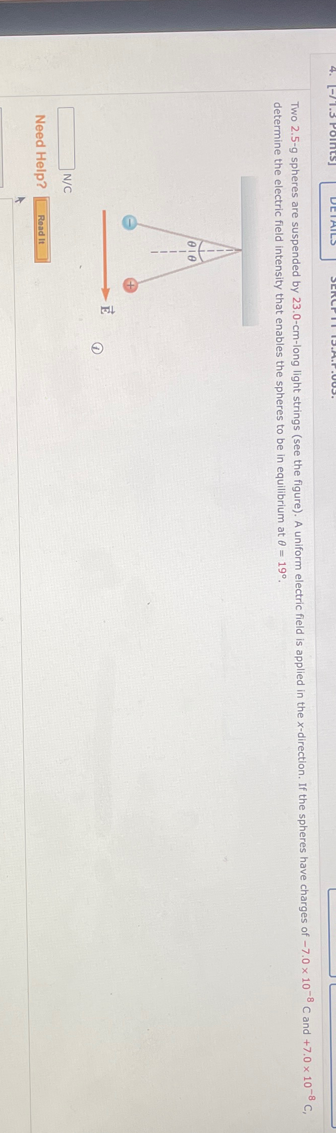 Solved determine the electric field intensity that enables | Chegg.com