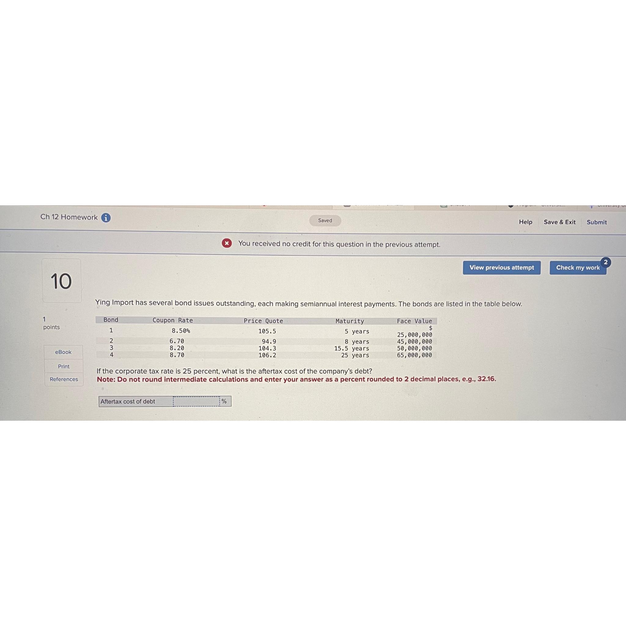 Solved Chapter 12 ﻿homework | Chegg.com