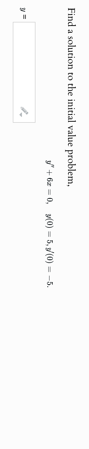 Solved Find a solution to the initial value | Chegg.com