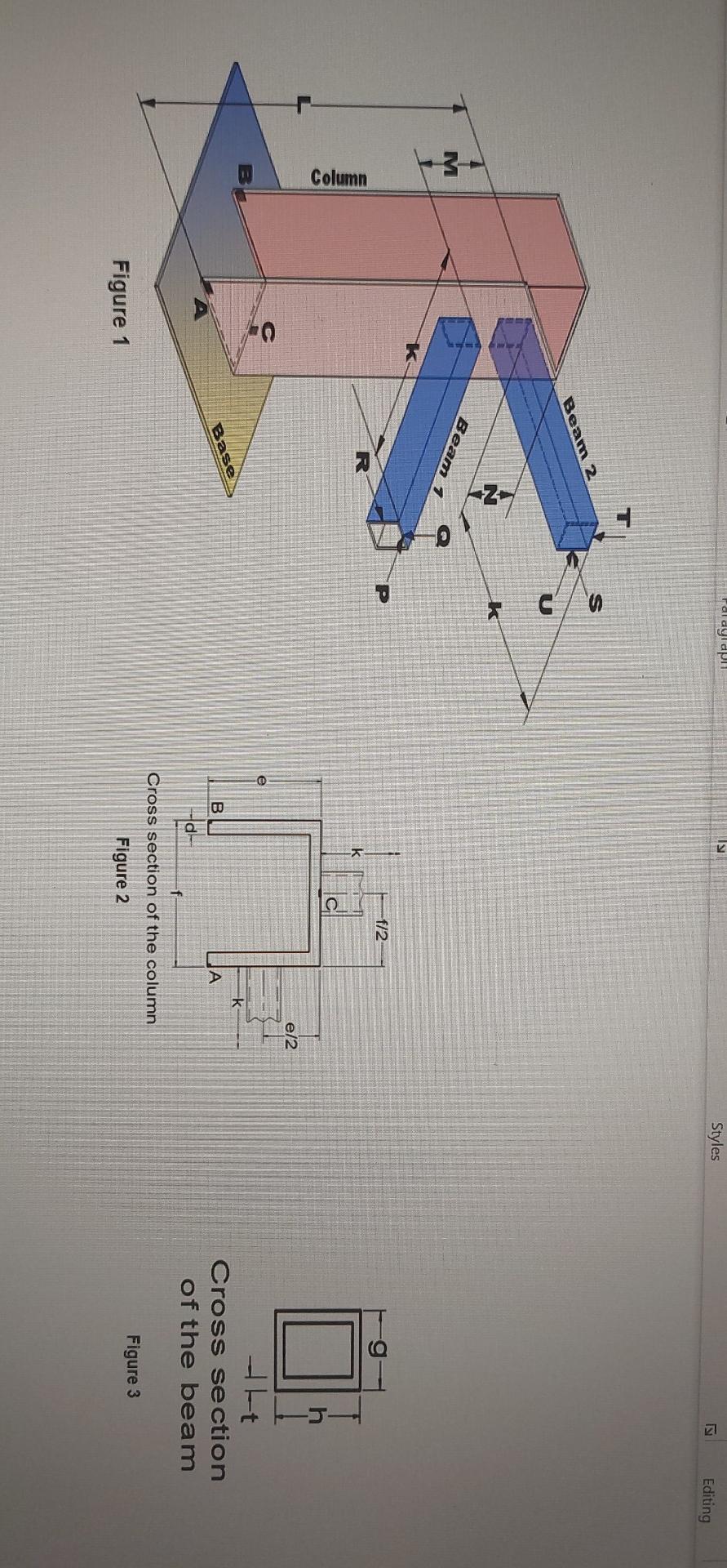Solved A column structure made with a uniform cross-section | Chegg.com