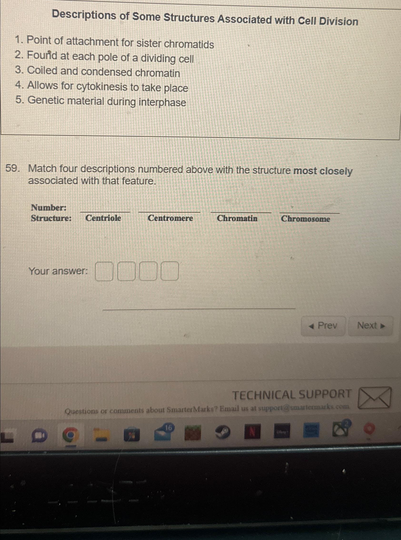 Solved Descriptions of Some Structures Associated with Cell | Chegg.com